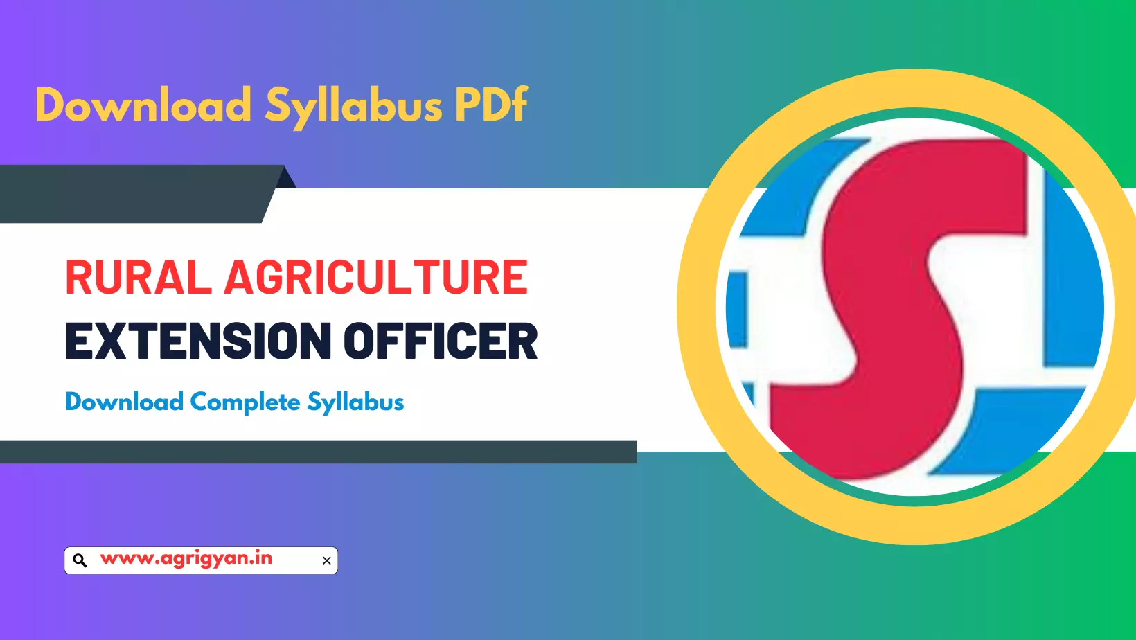 MP RAEO (Rural Agriculture Extension Officer)- Syllabus PDF, Vacancy