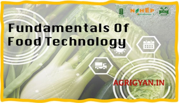 Fundamentals Of Food Technology PDF: Free Download